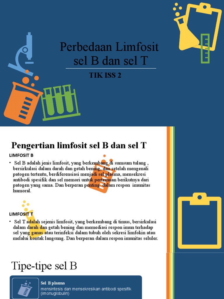 02 - Perbedaan Limfosit (Sel B Sel T) | PDF | Sains & Matematika