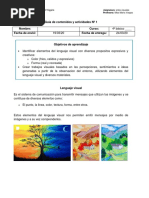 Fichas Artes 3° Básico | PDF | Pinturas | Dibujo