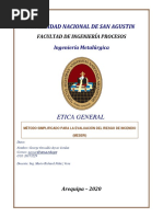 Metodo MESERI (Teoría) | PDF | Riesgo | Combustión