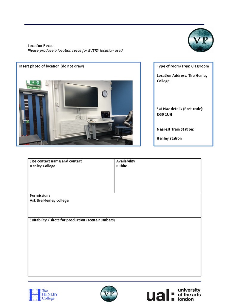 Location Recce | PDF