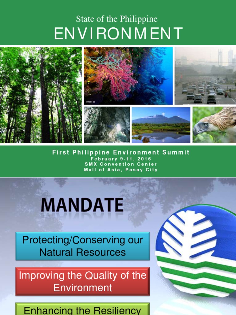 The State of The Philippine Environment - Final | PDF | Mining | Plant ...