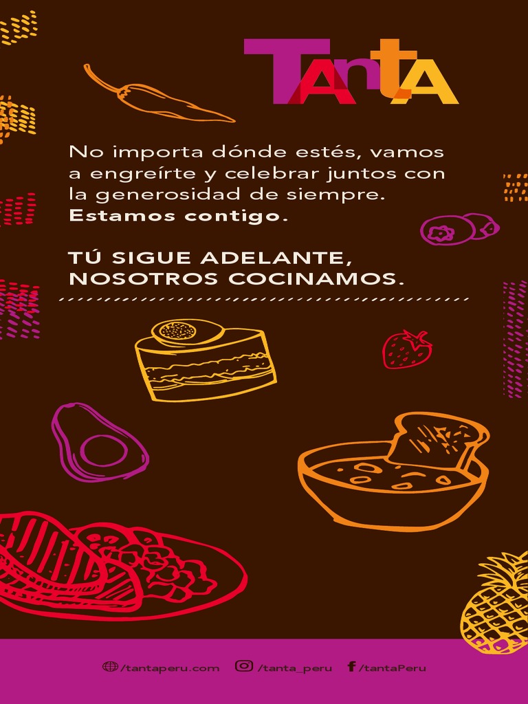 "Menú Tanta: Sabores Peruanos" | PDF | Cocina | Cocina de las Americas