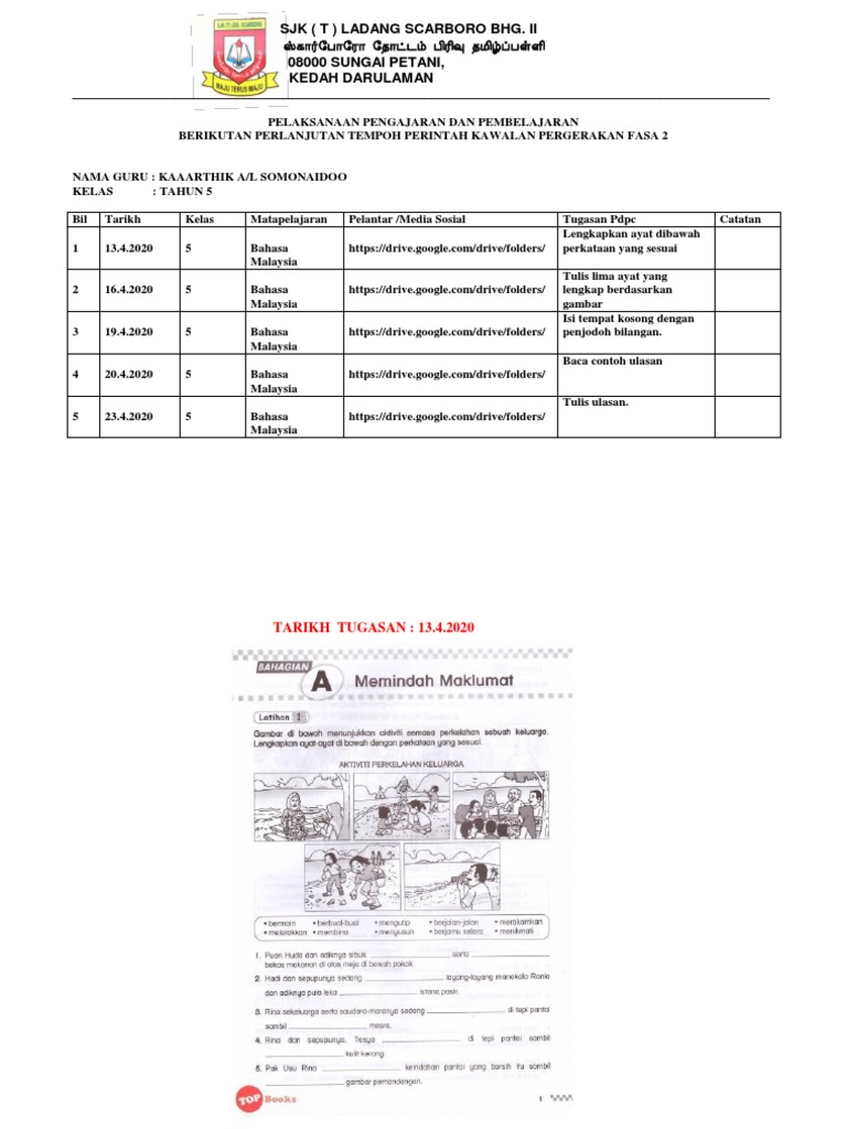 BAHASA MALAYSIA TAHUN 5 PDPC PKP FASA 2 PDF | PDF