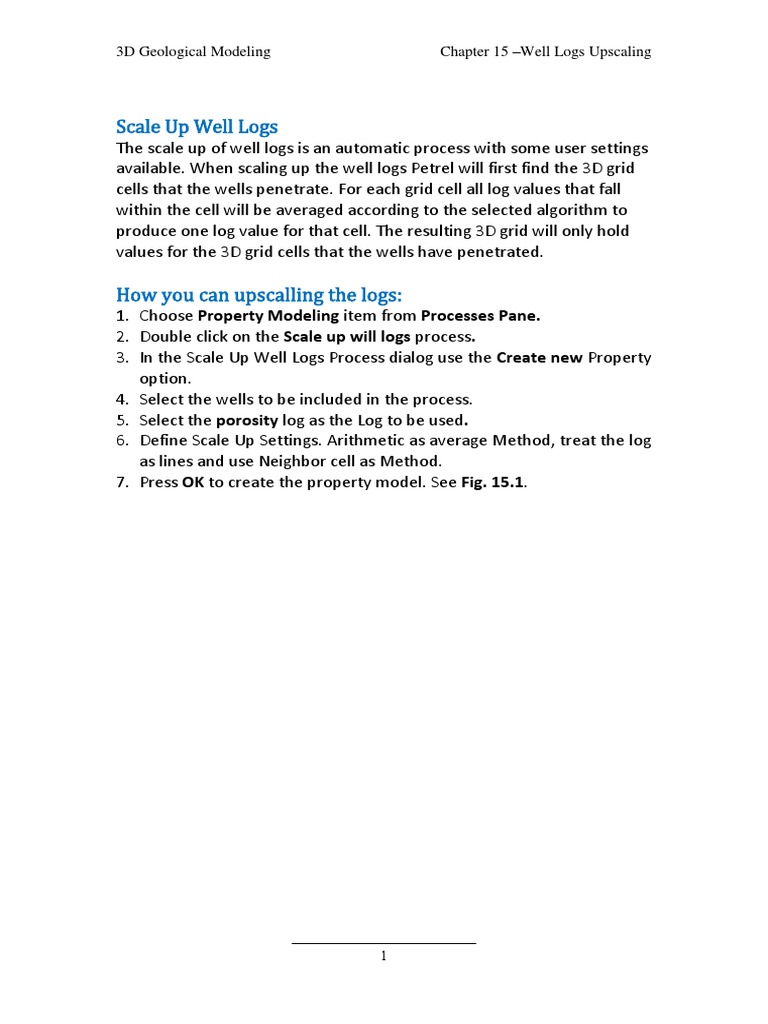 Chapter 15 Upscaling in The Vertical Direction | PDF | Software | Computing