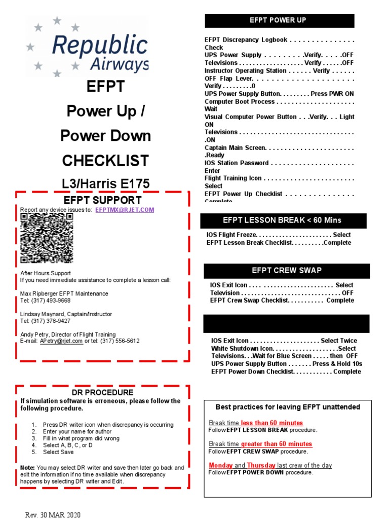 Efpt Checklist Document Rev 08oct20 | PDF | Software | Computing