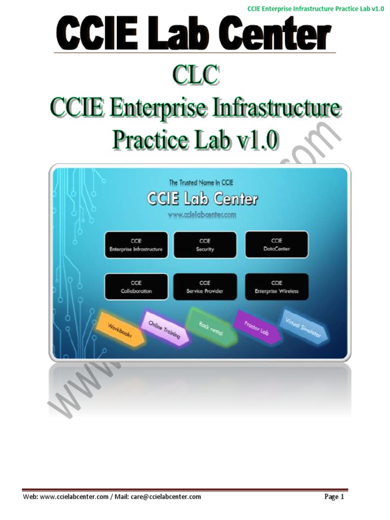 CLC CCIE EI v1.0 Practice Lab1.0 WorkBook | PDF | Ip Address | Computer Network