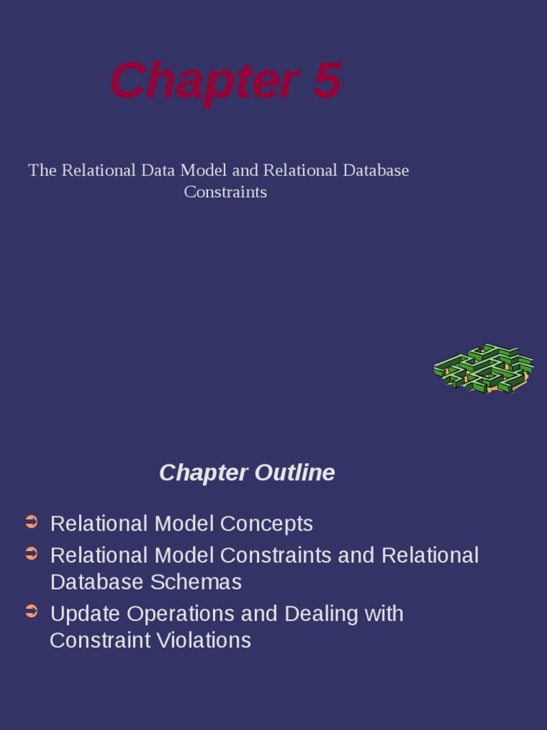 The Relational Data Model and Relational Database Constraints | PDF | Relational Database ...
