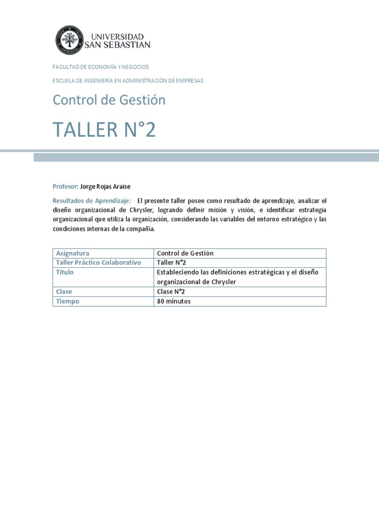 Desarrollo CG C2 U1 Taller2 | PDF | Maestros | Diseño