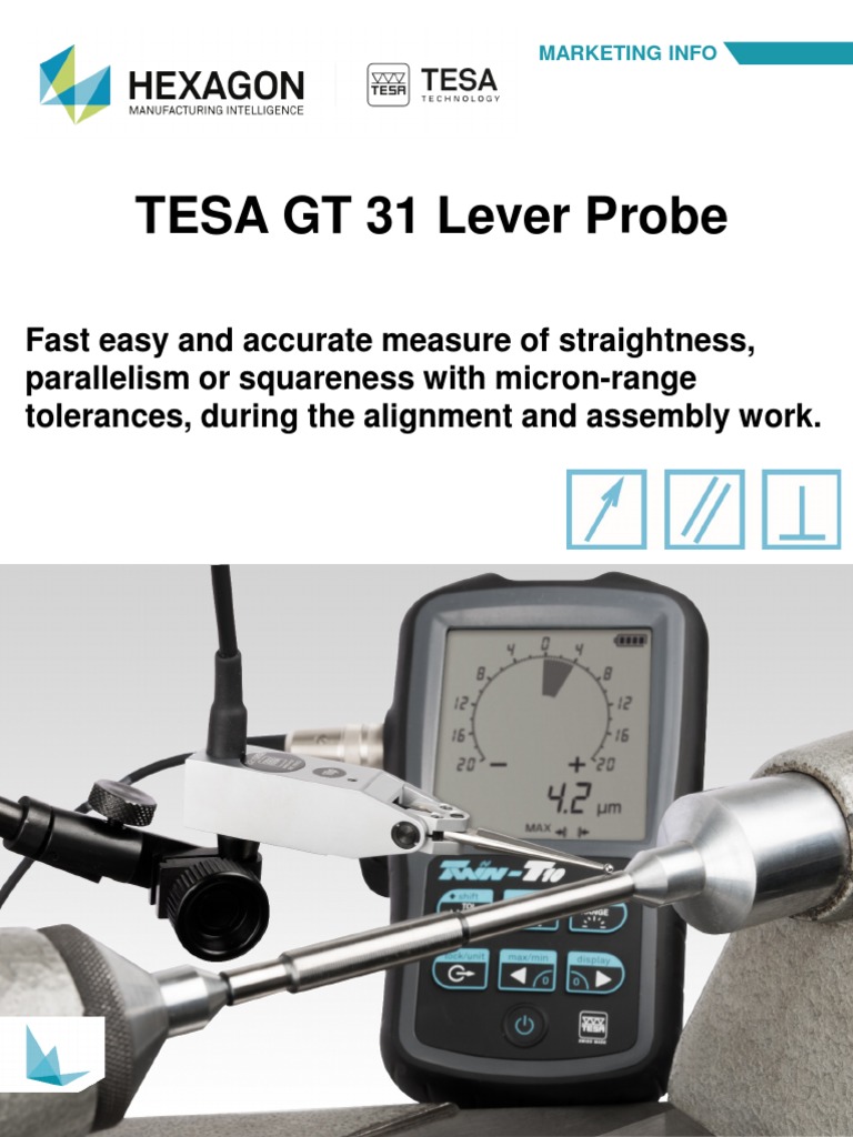 Marketing Sheet, TESA GT 31 EN PDF | PDF