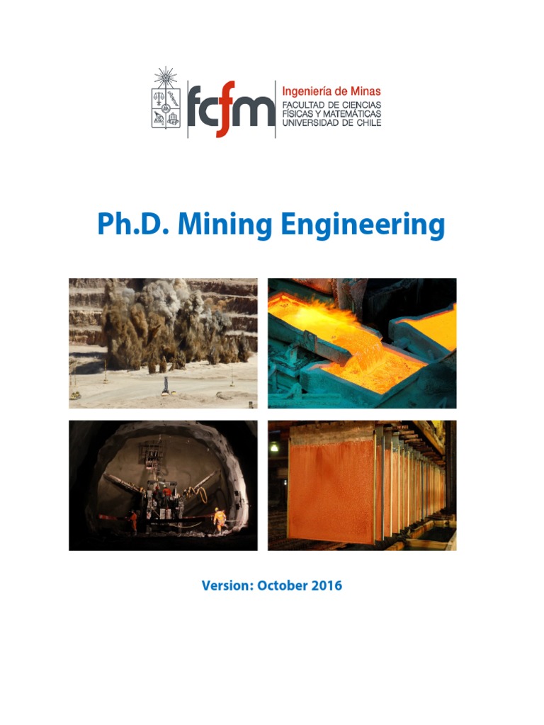 More Information PHD in Mining Engineering PDF | Download Free PDF | Thesis | Doctor Of Philosophy