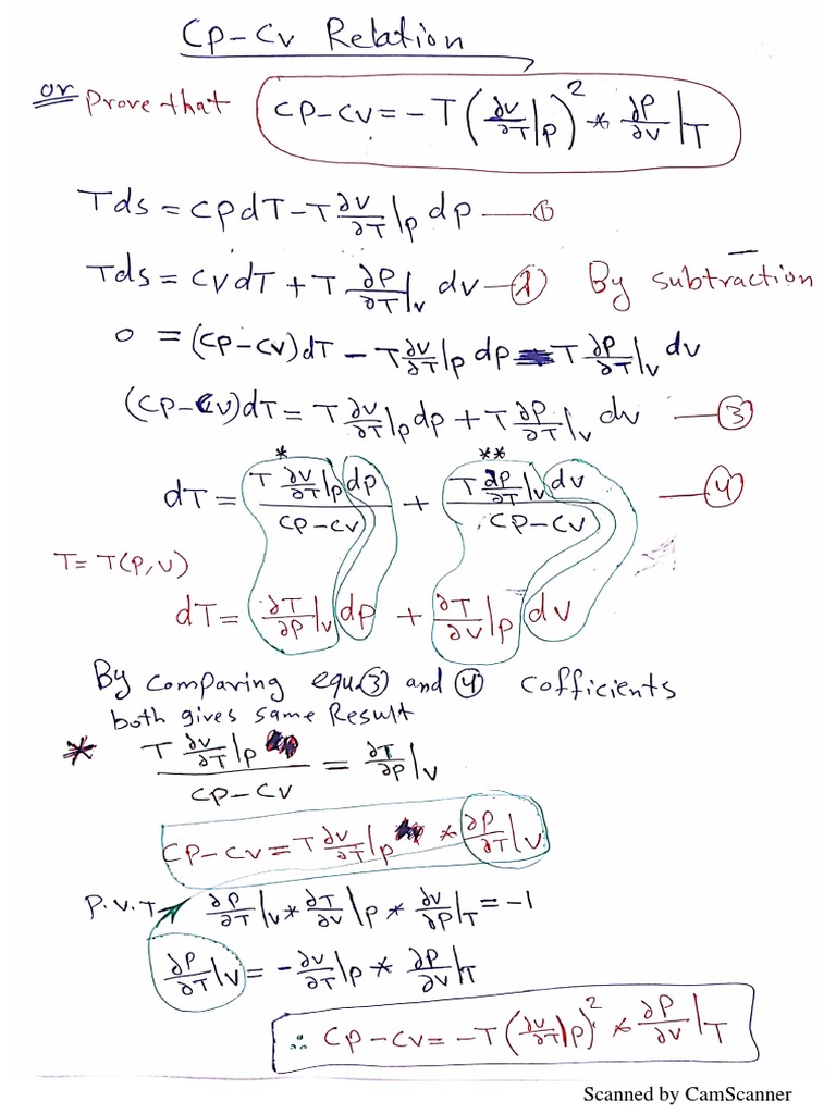 CP-CV Relation | PDF