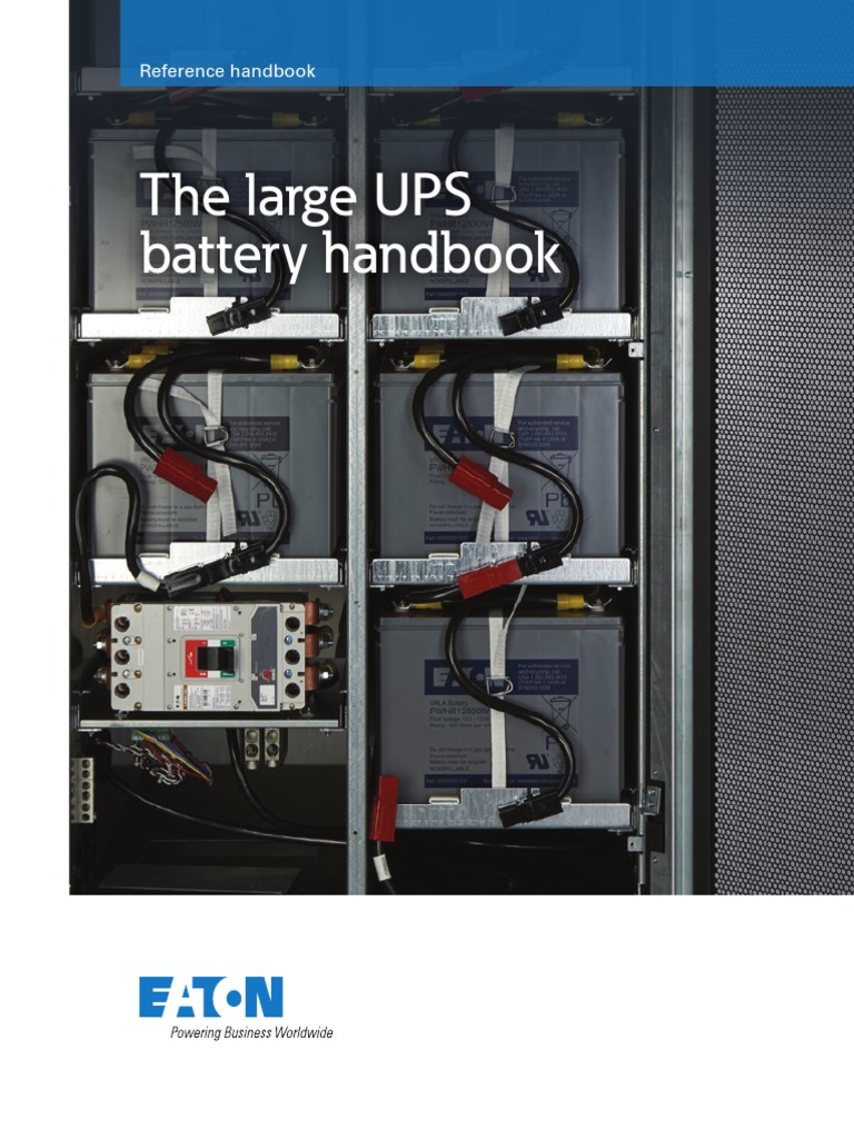 Eaton Battery Handbook BAT11LTA | PDF | Rechargeable Battery | Materials