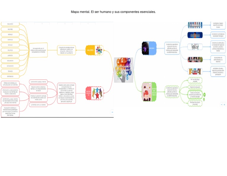Mapa Mental Del Ser Humano | PDF