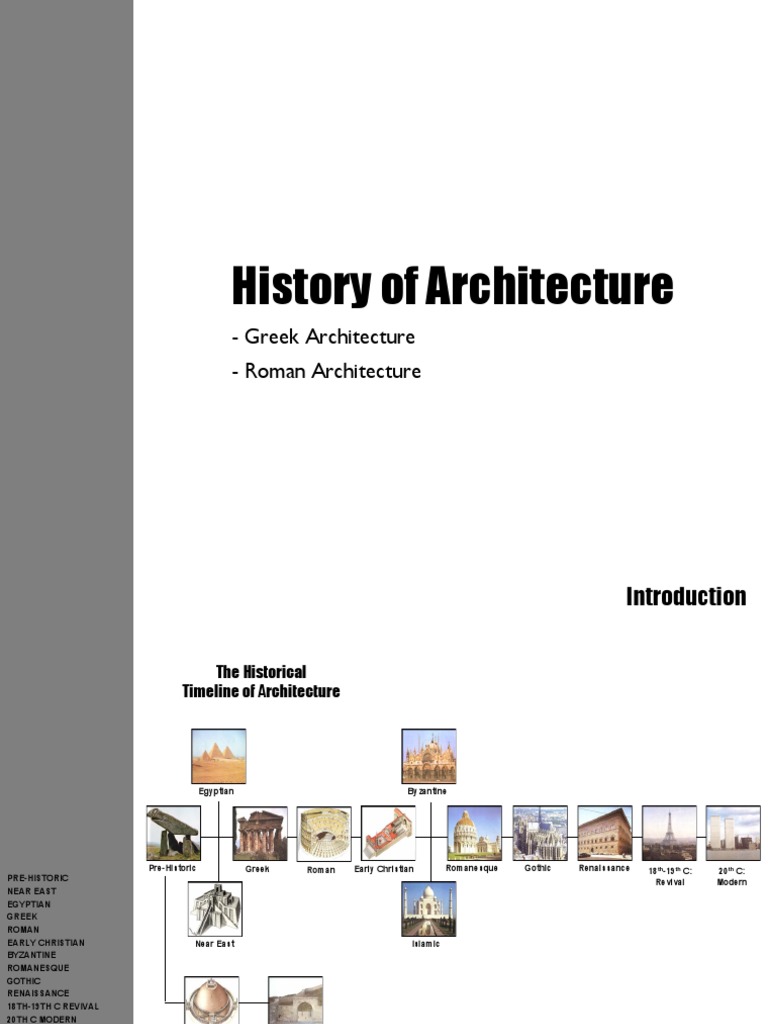 Evolution of Greek Architecture History | PDF | Ancient Rome | Vault ...