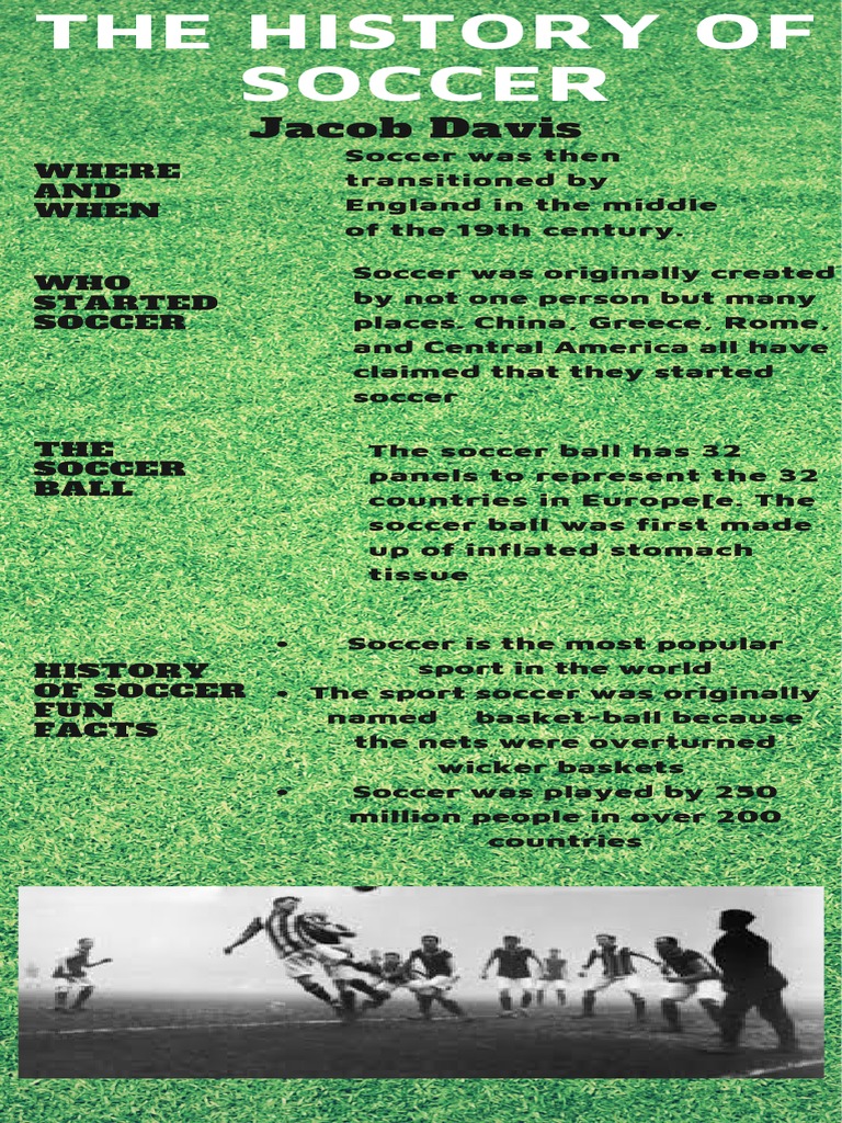 History of Soccer Infographic | PDF | Sports & Recreation