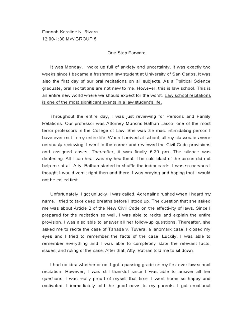 Rivera - Narrative Draft 1 | PDF | Justice | Crime & Violence