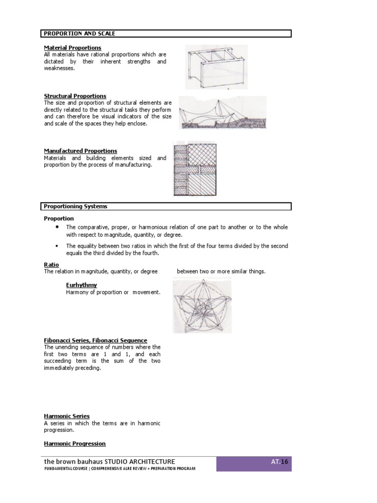 Architectural Proportion and Scale | PDF | Ratio | Dimension