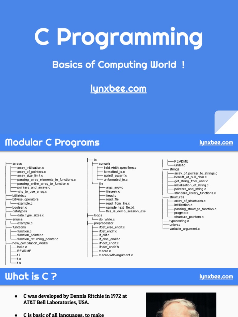 C Programming - From | PDF | Subroutine | Computer Programming