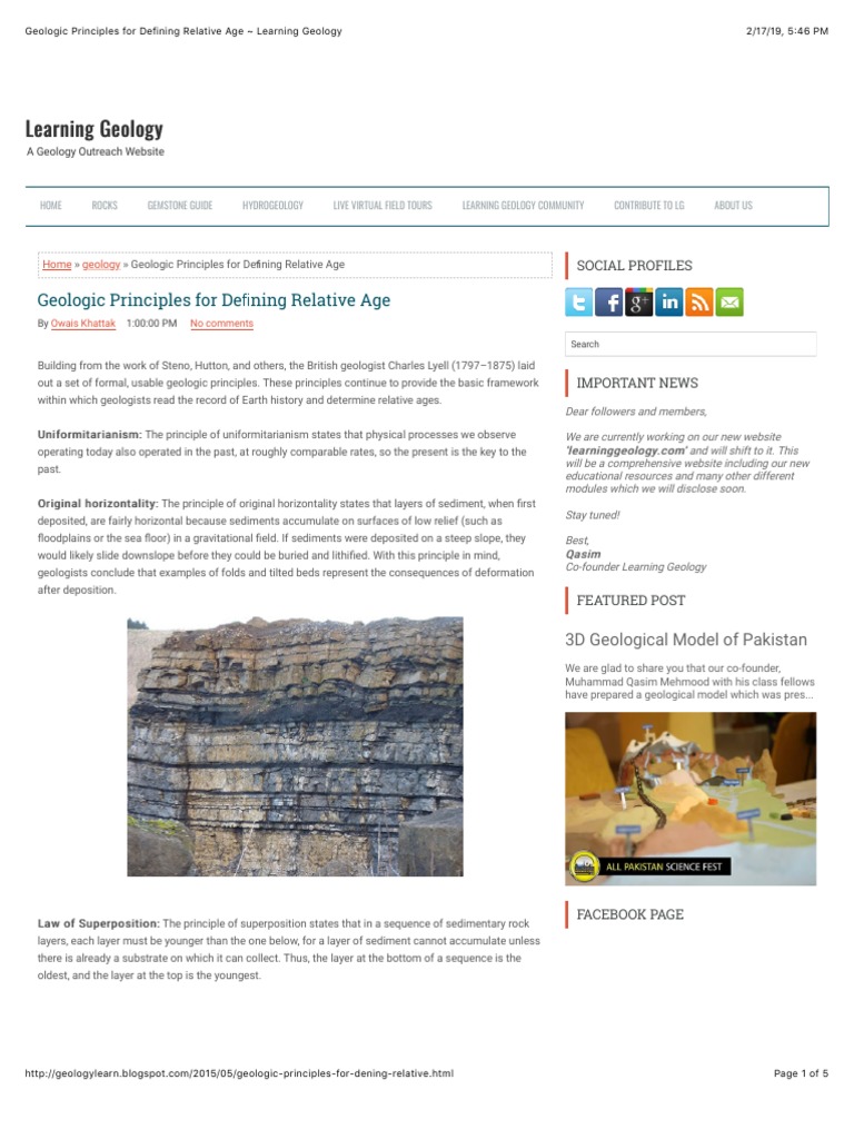 Learning Geology Learning Geology | PDF | Geology | Sedimentary Rock