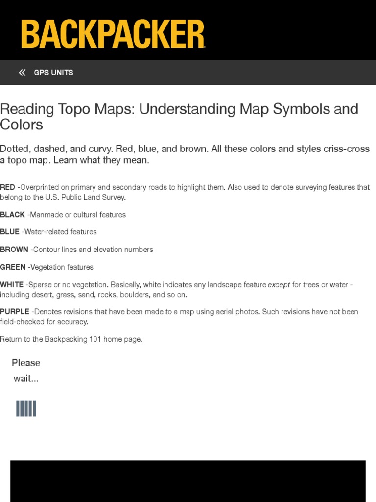 Topographic Maps | PDF