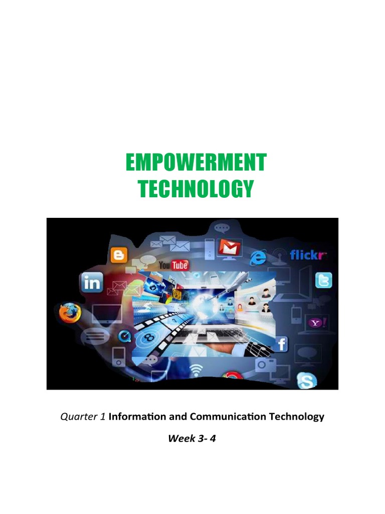 Empowerment Technology: Week 3 Overview | PDF | Hyperlink | Educational ...