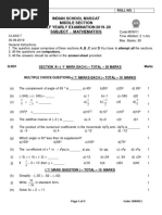Class 7 - Sample Paper - Half Yearly Examination - Mathematics - 2024 ...