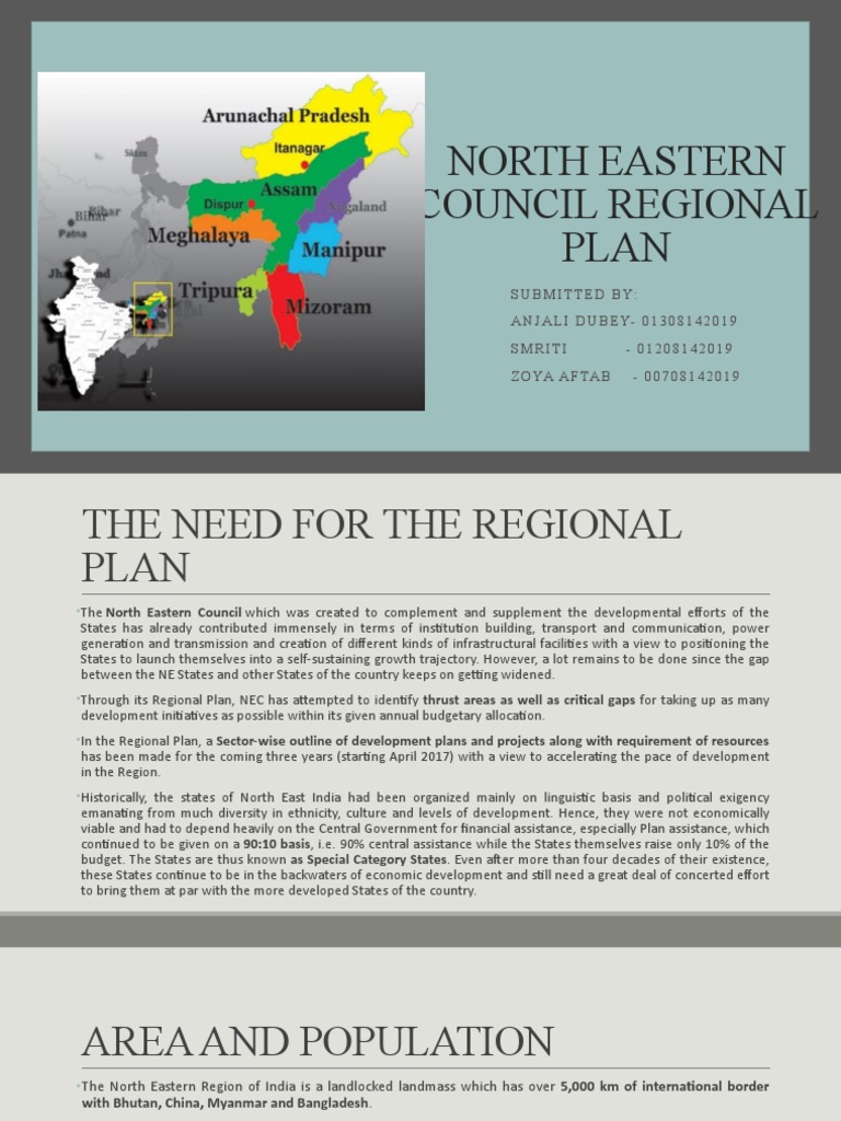 Developing the North Eastern Region: An Analysis of Opportunities and ...