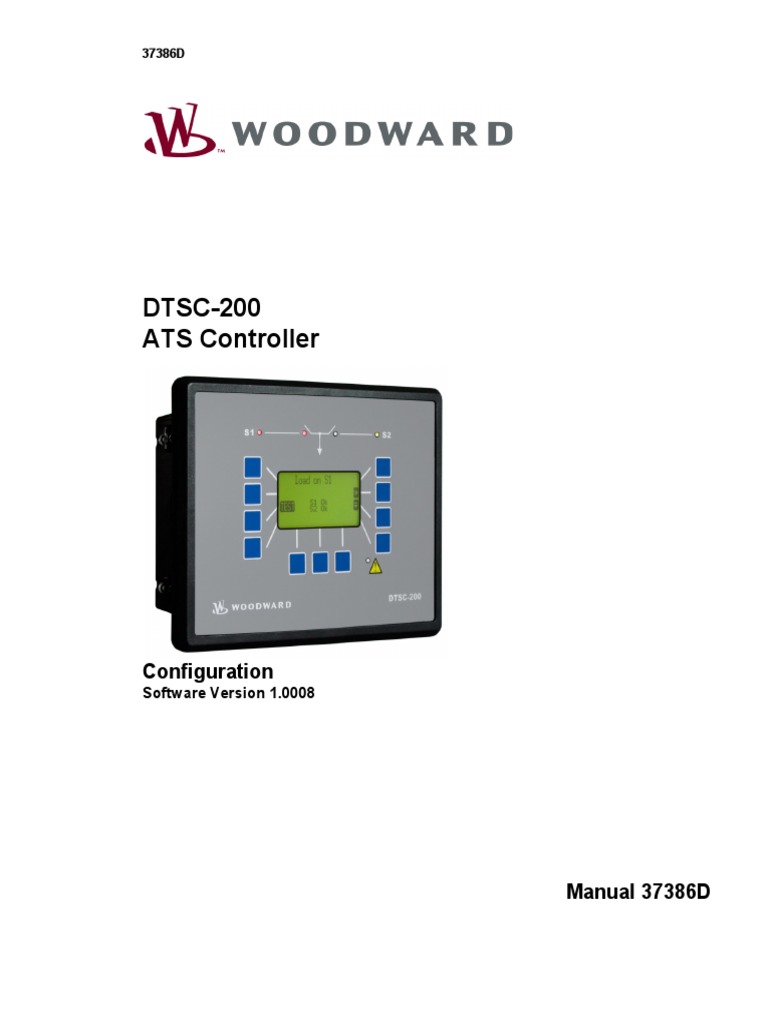 DTSC-200 Configuration Manual - 37386 PDF | PDF | Switch | Relay