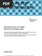 The Eight Types of Institutionalism | PDF