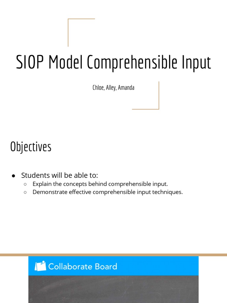 Comprehensible Input Pdf Career Growth Language Arts Discipline