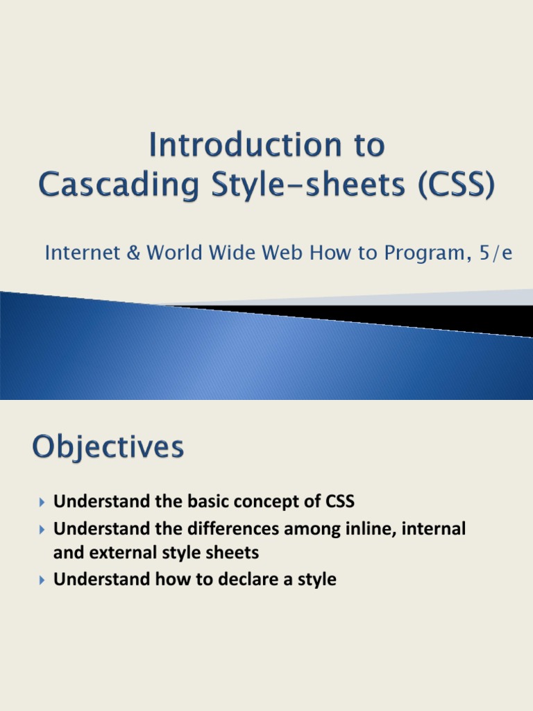 Webdev Ch02 Css | PDF | Cascading Style Sheets | Html Element