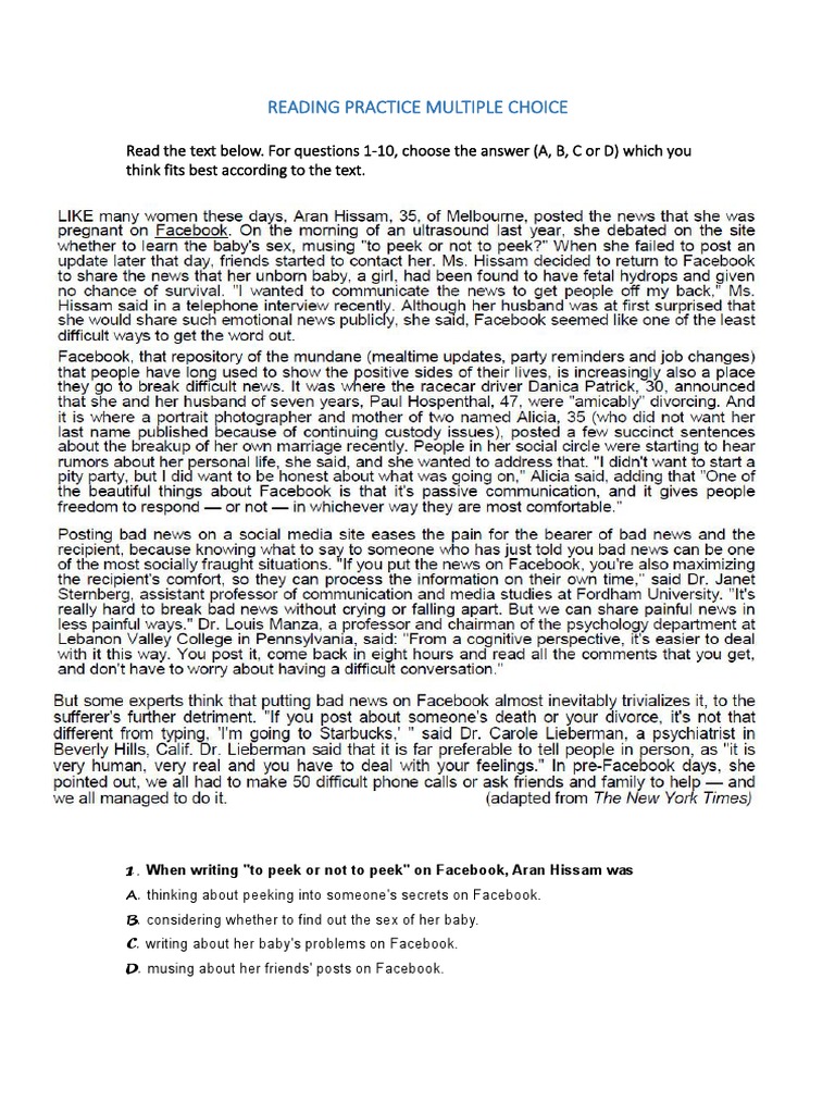 Facebook Sharing: Good vs. Bad News | PDF