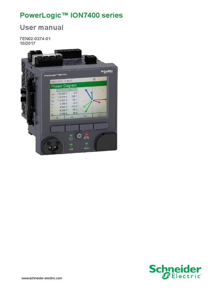 User Manual: Powerlogic™ Ion7400 Series | PDF | File Transfer Protocol ...