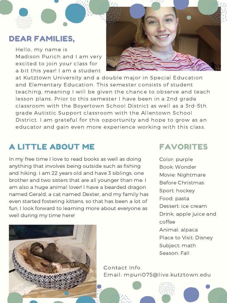 Family Letter-Standard 10 | PDF