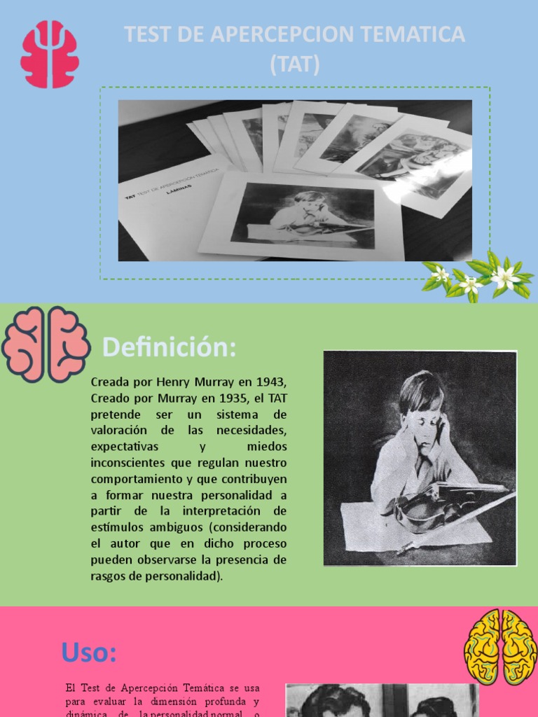 Test de Apercepcion Tematica (TAT) | Descargar gratis PDF | Ciencias ...