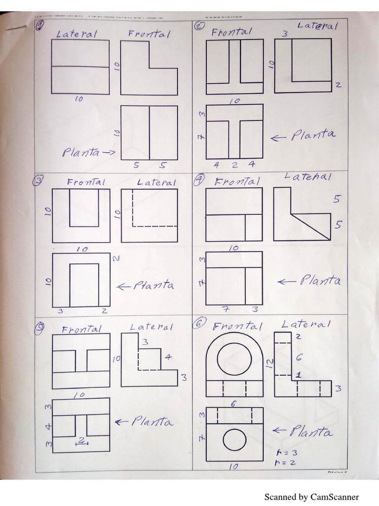 Ejercicios Isometria | PDF