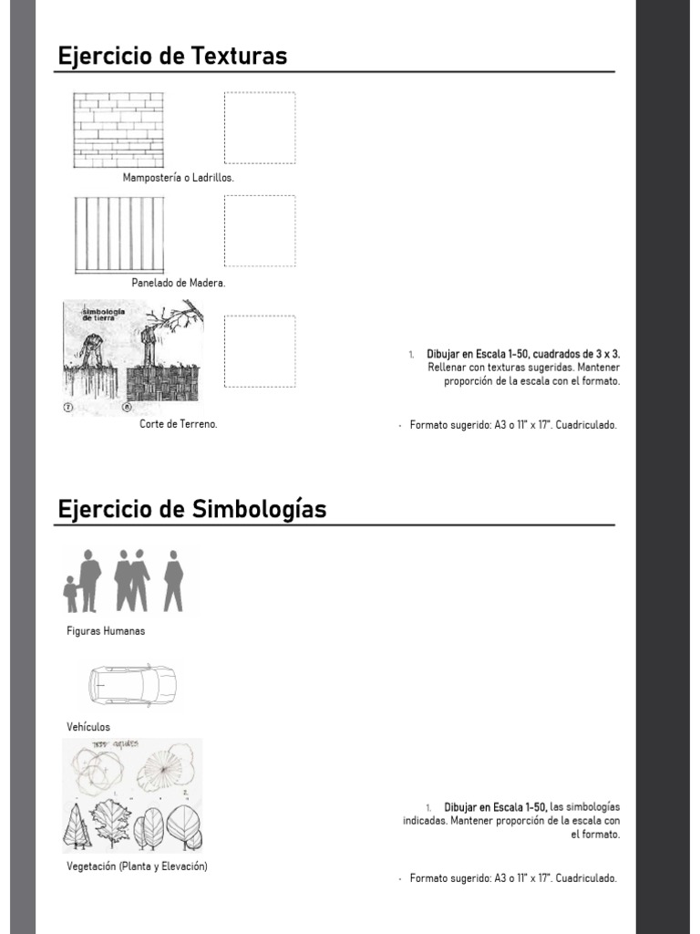 Practica 4. Ejercicio de Textura, Simbologia y Rotulacion | PDF