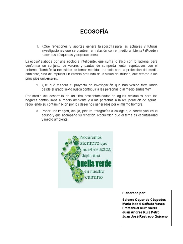 ECOSOFÍA | PDF