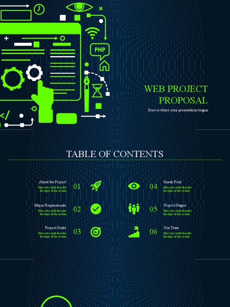 Web Project Proposal Green Variant | PDF