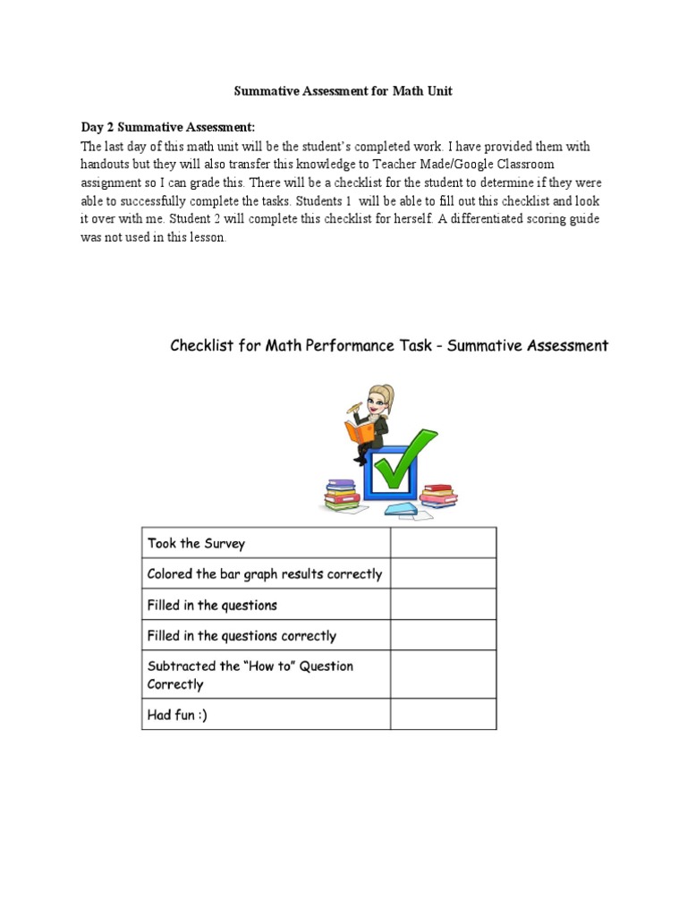 Summative Scoring Guide | PDF