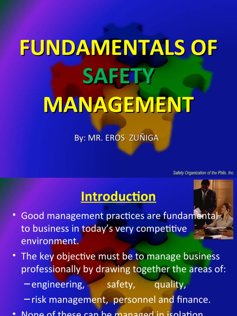 Fundamentals of Safety Management | PDF