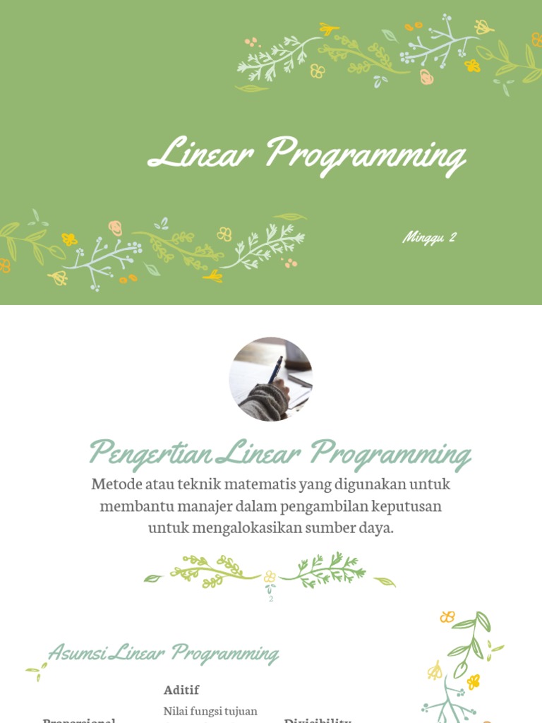 Liniear Programming-Metode Grafik PDF | PDF | Komputer