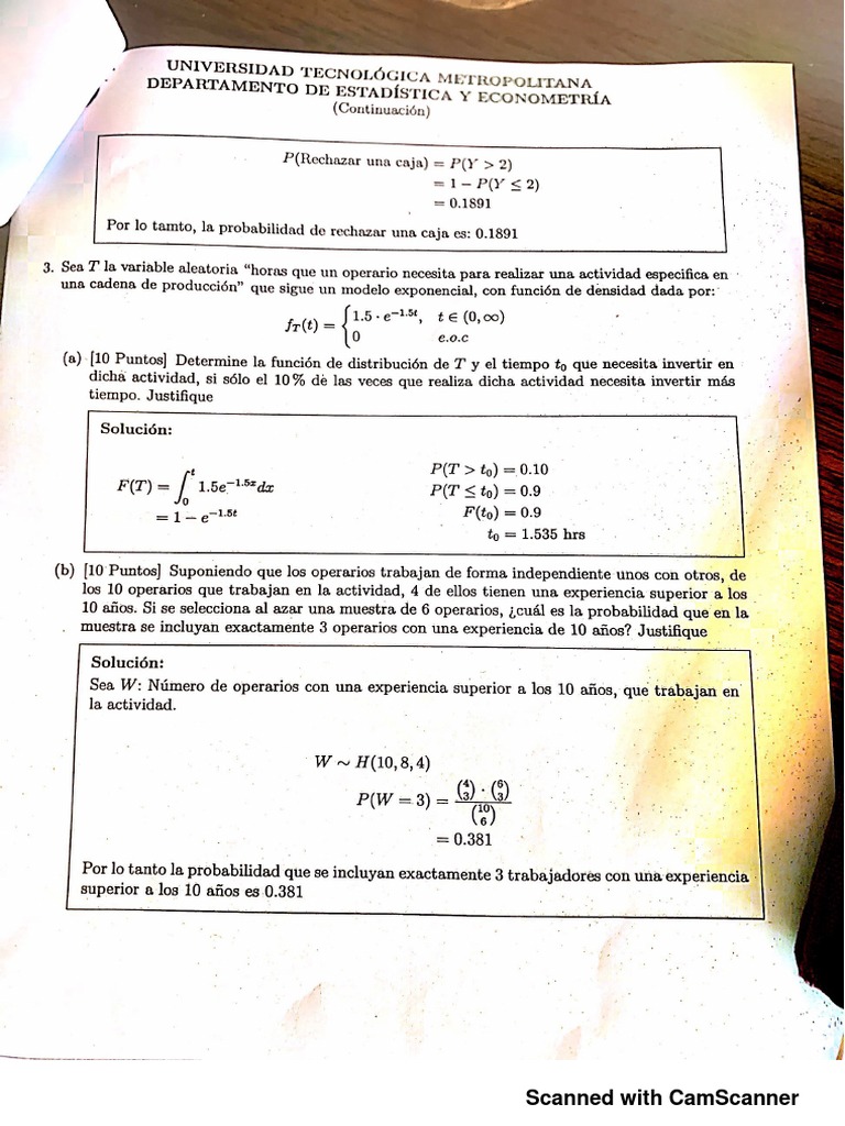 Pauta Prueba 2 | PDF