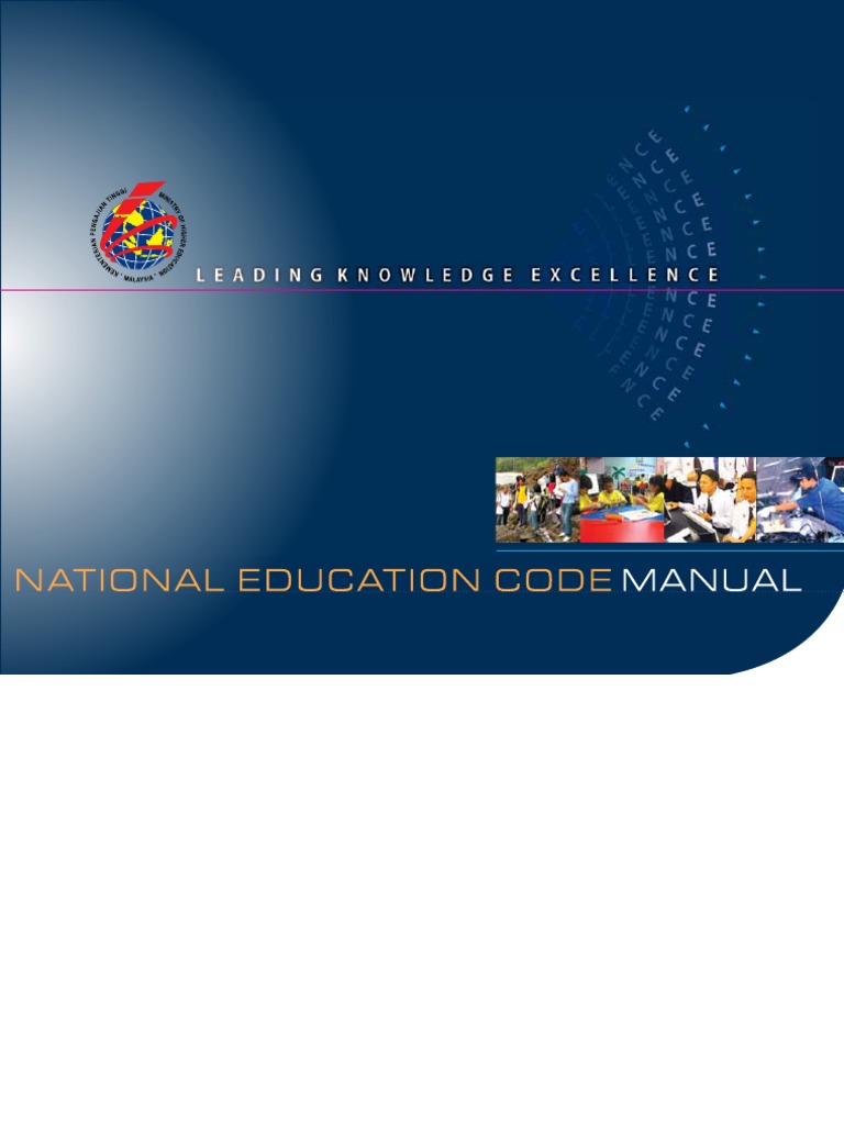 National Education Code Manual PDF | PDF | Career & Growth | Wellness