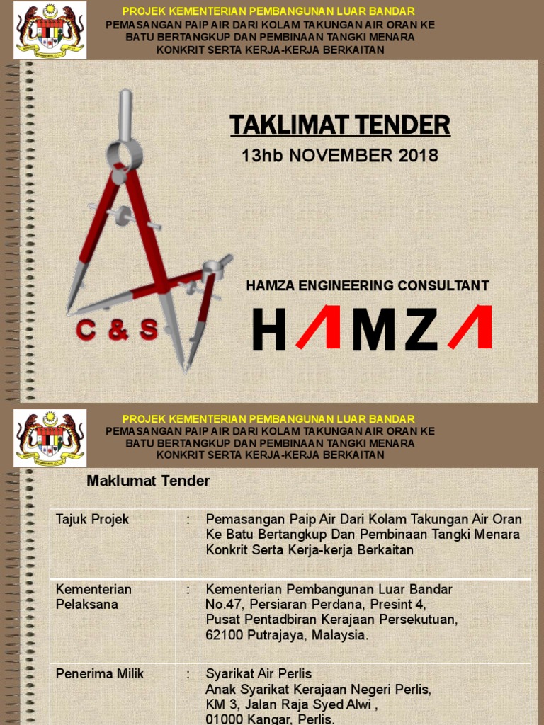 Contoh TAKLIMAT TENDER | PDF