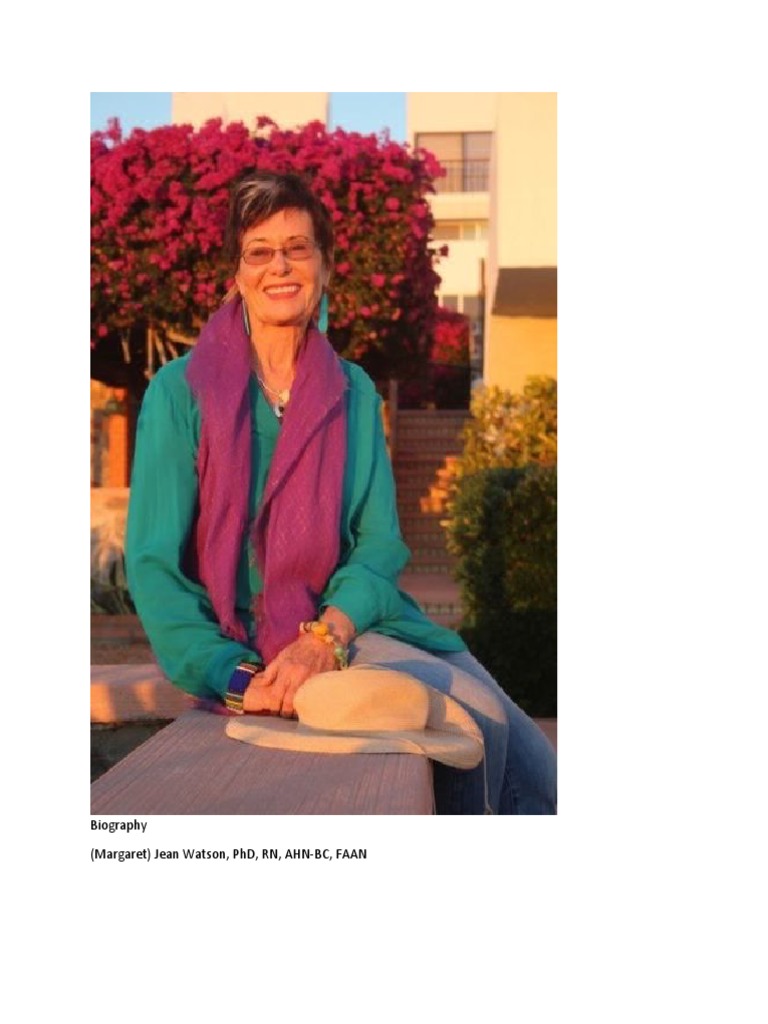 Biography Jean Watson | PDF