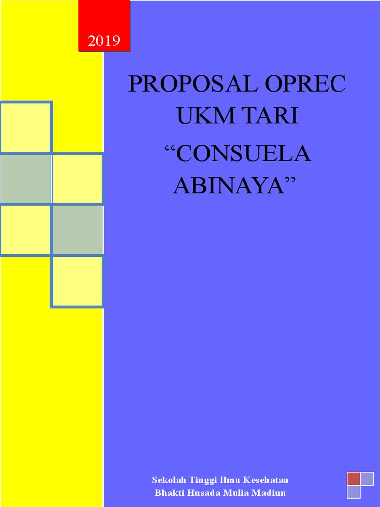 Contoh Proposal Oprec | PDF