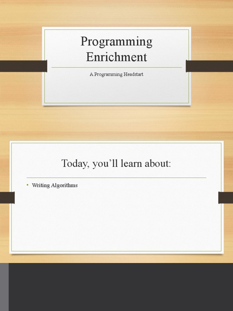 Programming Workshop 2 | PDF | Algorithms | Control Flow