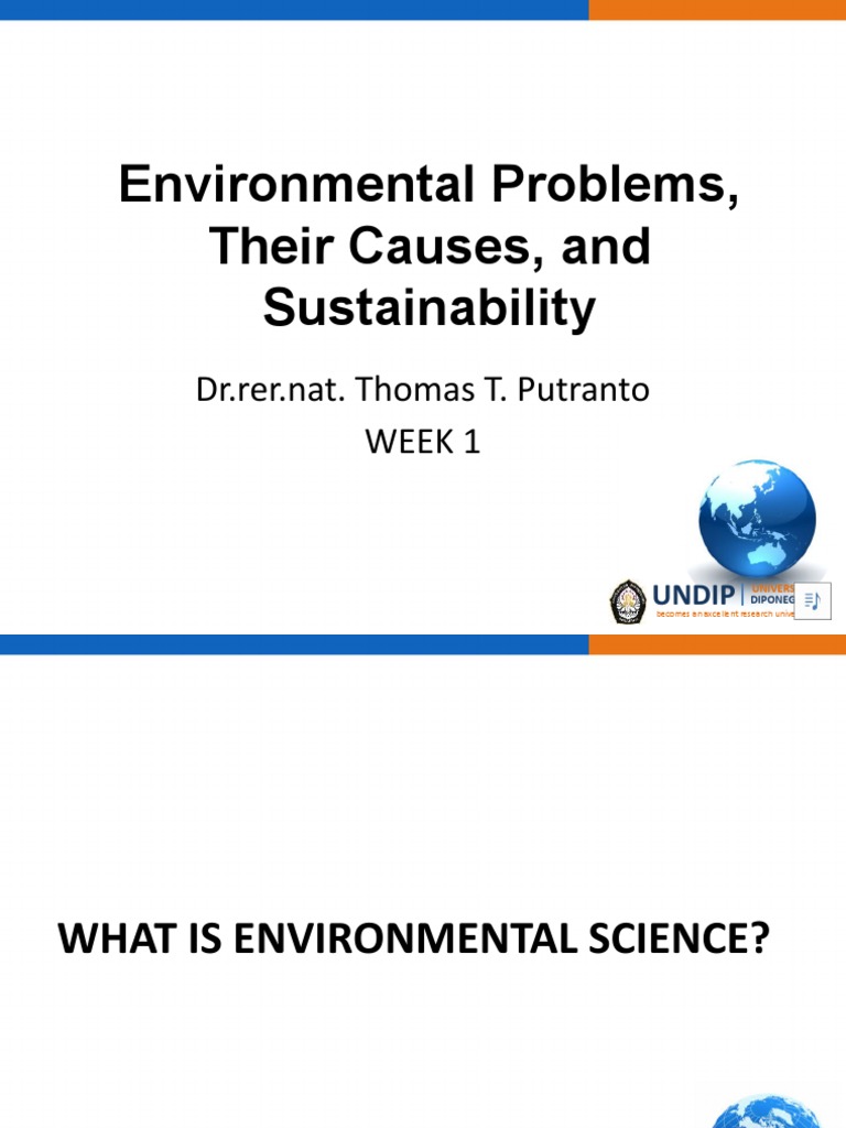 1 - Environmental Problems, Their Causes and Sustainability | Download ...