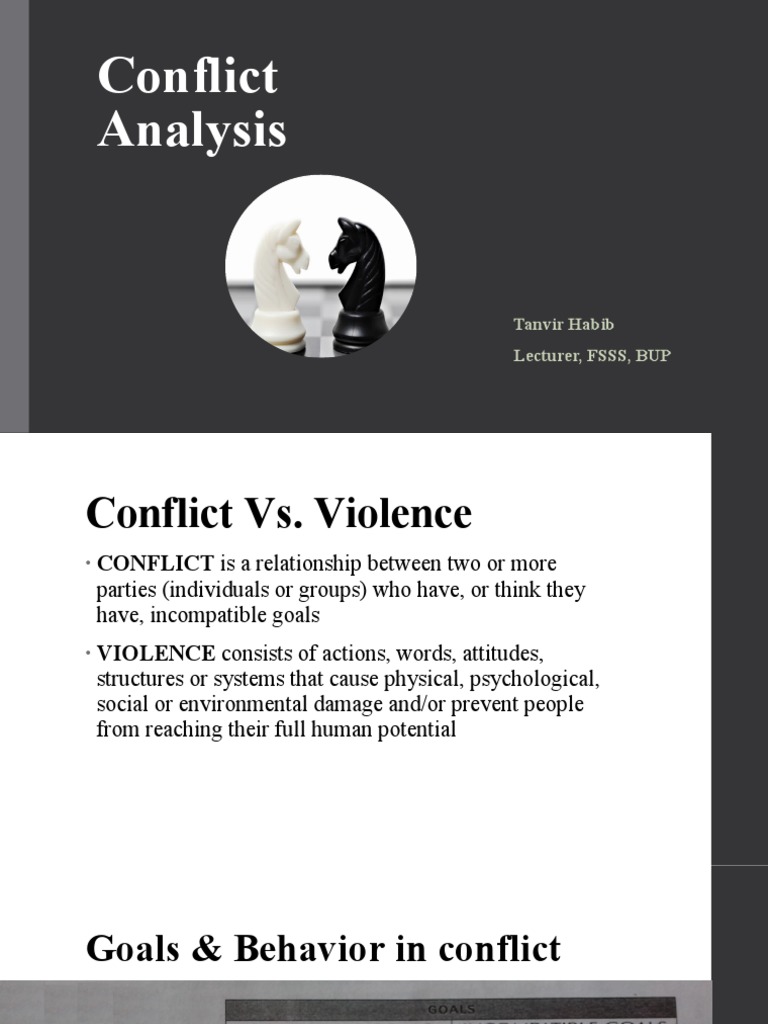 Topic 15. Conflict Analysis | Download Free PDF | Conflict Resolution ...